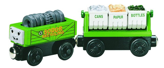 Wooden Railway - Recycling Cars Wagons
