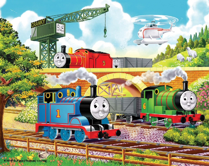Thomas The Tank - 56 Piece Wooden Jigsaw Thomas Jigsaw Puzzles
